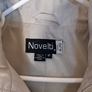 Novelti | Jackets & Coats | Luxe Layers The Shimmer Creamy Gray Novelti ...